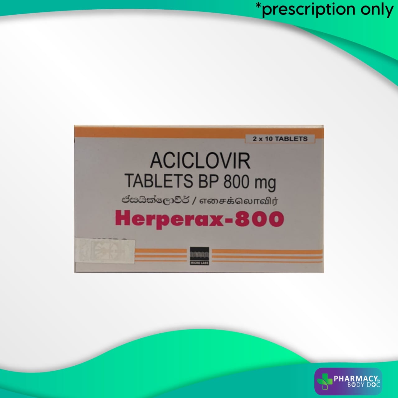 Herperax 800 - Body Doc